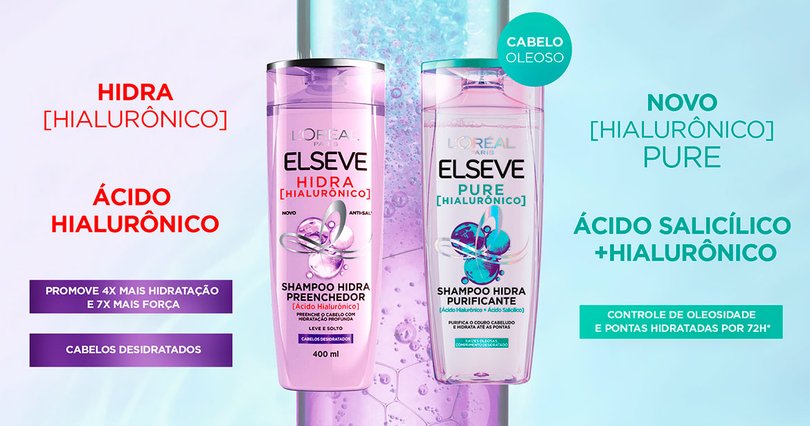 Elseve Pure Hialurônico | Cuidados para o Cabelo Oleoso