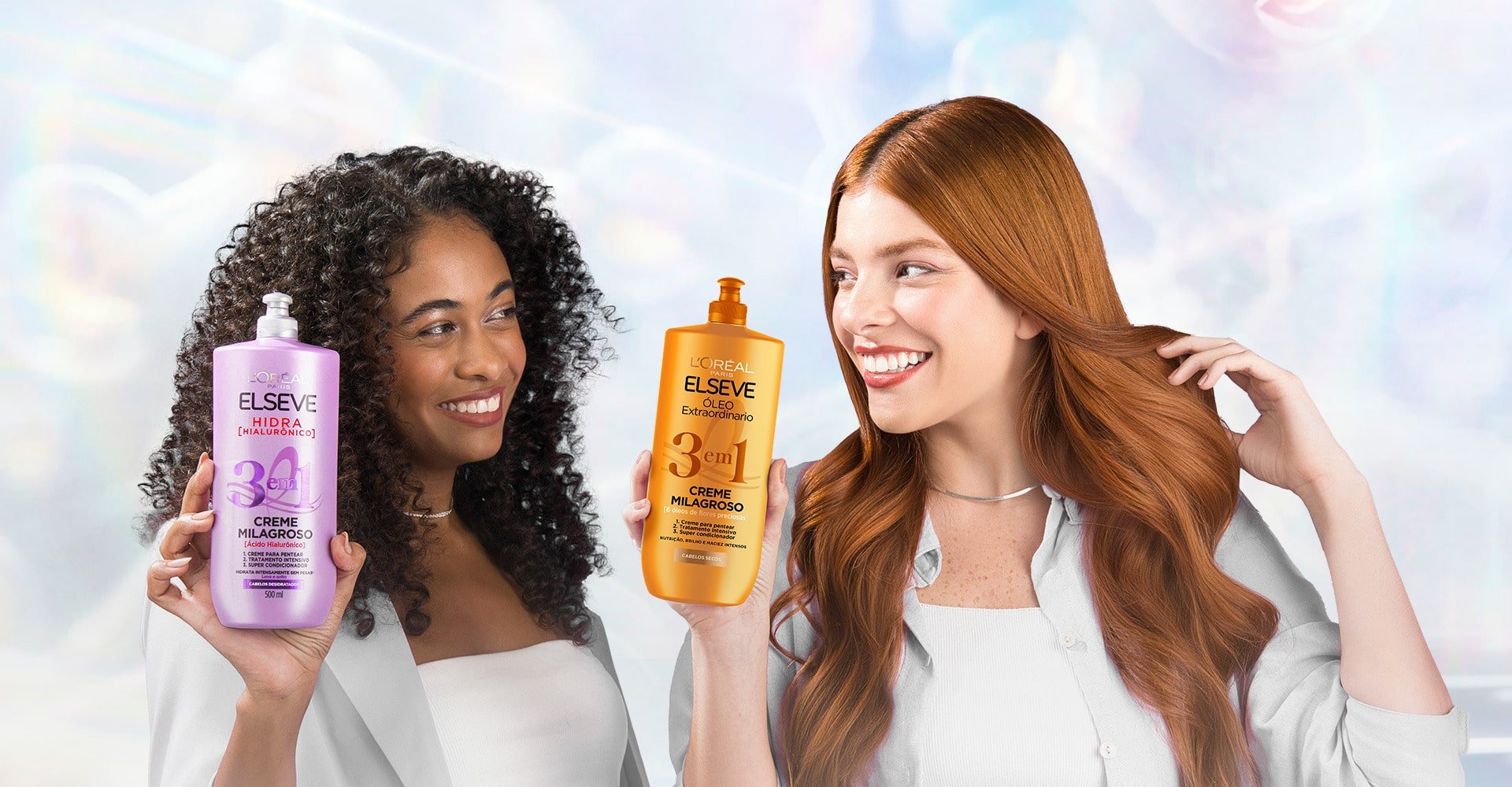 Creme Milagroso 3 em 1 Elseve | Cuidado e Versatilidade