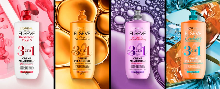 Creme Milagroso 3 em 1 Elseve | Cuidado e Versatilidade