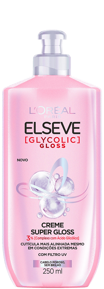 Creme de Pentear Super Gloss 250ml |Glycolic Gloss | L'Oréal Paris