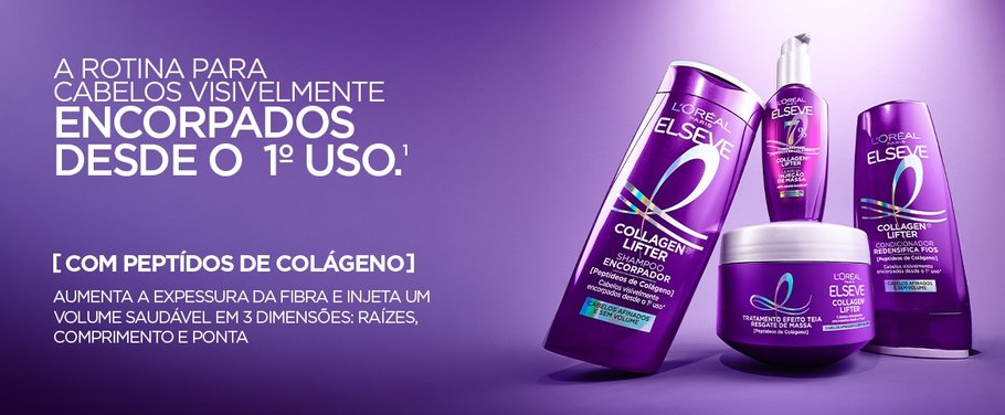 Elseve Collagen Lifter - volume e corpo para os fios