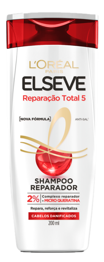 Elseve Reparação Total 5 Shampoo 200Ml | L'Oréal Paris