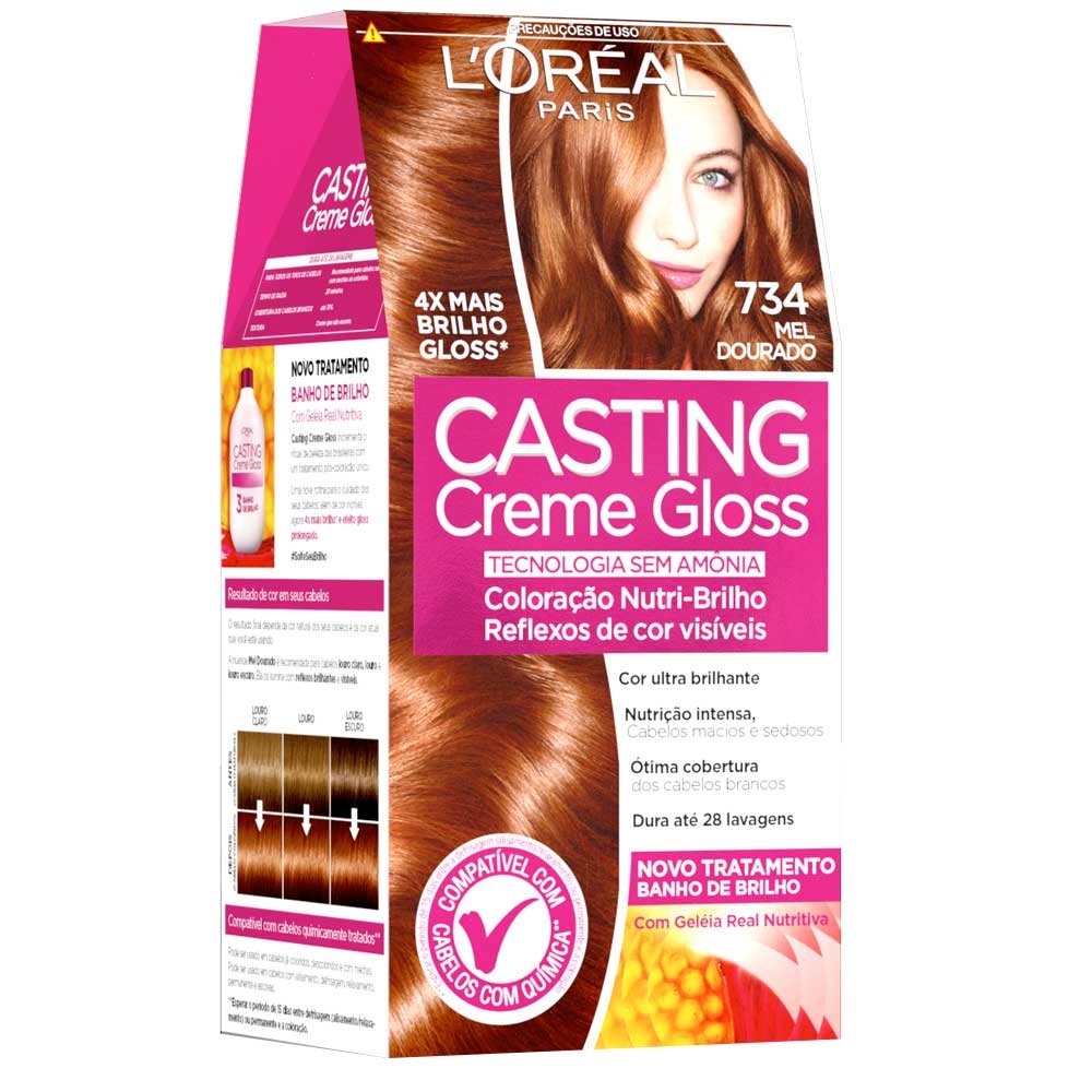 Casting Creme Gloss Cor 734 Mel Dourado I L'Oréal
