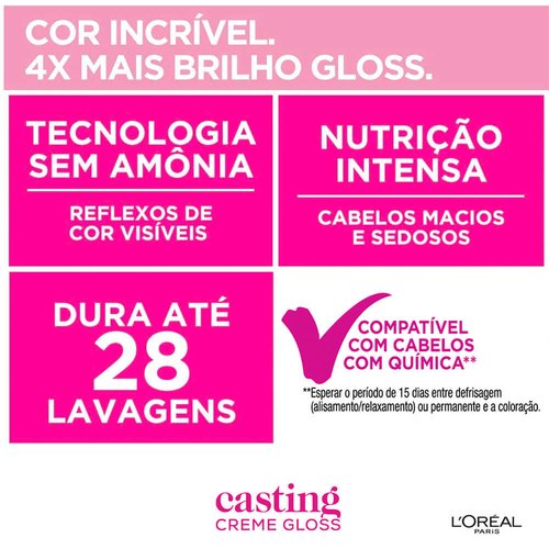 Casting Creme Gloss 670 Chocolate Com Pimenta Loréal Paris
