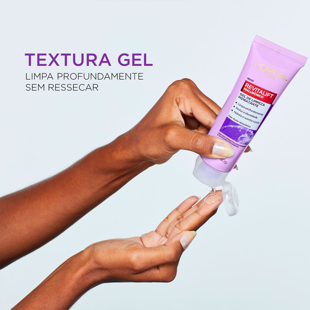 Gel de Limpeza Facial Hidratante Revitalift Hialurônico 80g | L'Oréal Paris