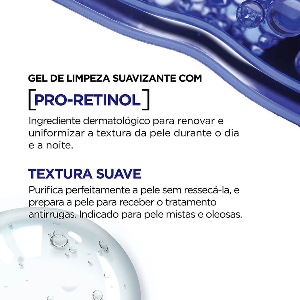 Gel de Limpeza Suavizante Revitalift Pro-Retinol | L'Oréal Paris